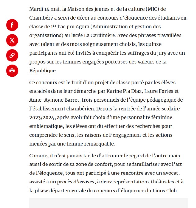Concours d'éloquence des 1AGORA - Les temps forts du lycée - Lycée ... Concours d'éloquence des 1AGORA - Les temps forts du lycée - Lycée ...